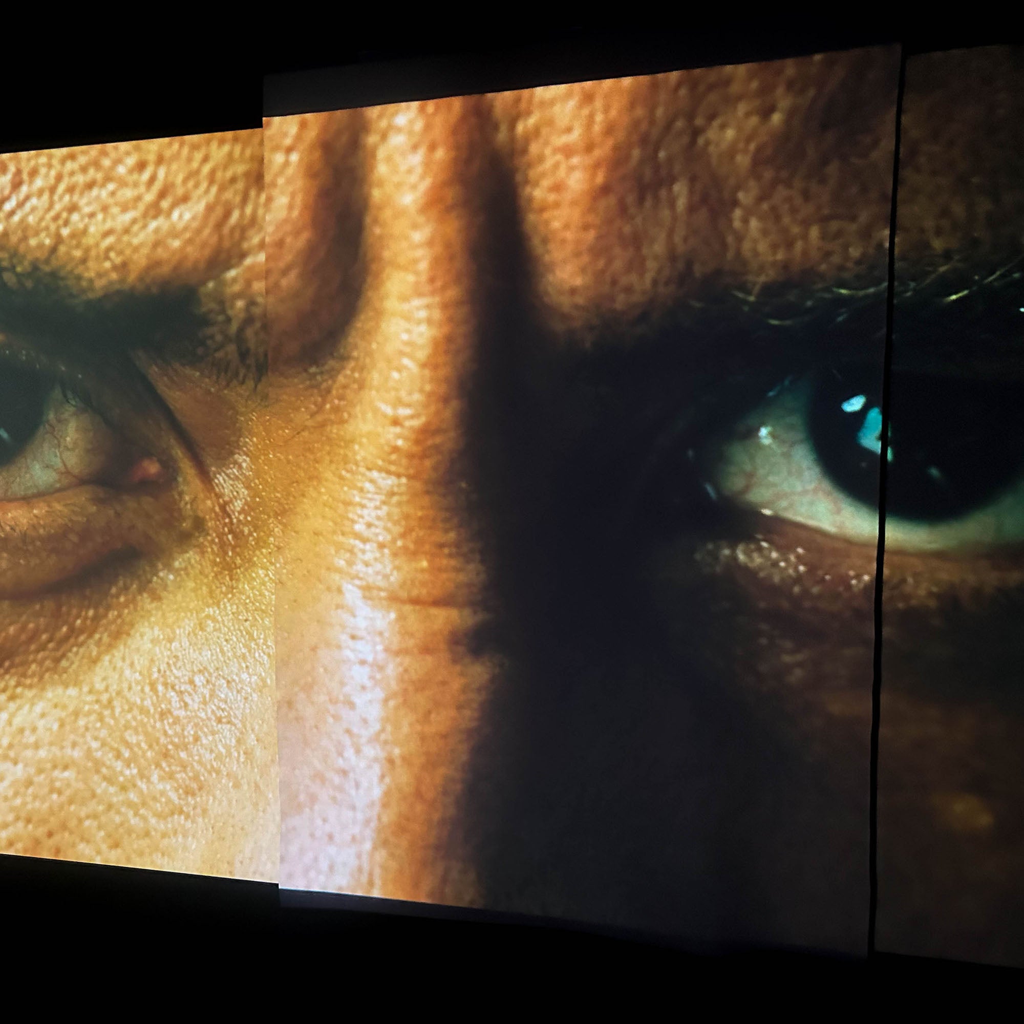 White (Black Backed) Front Projector Screen Fabric - 1.3m wide -Opaque