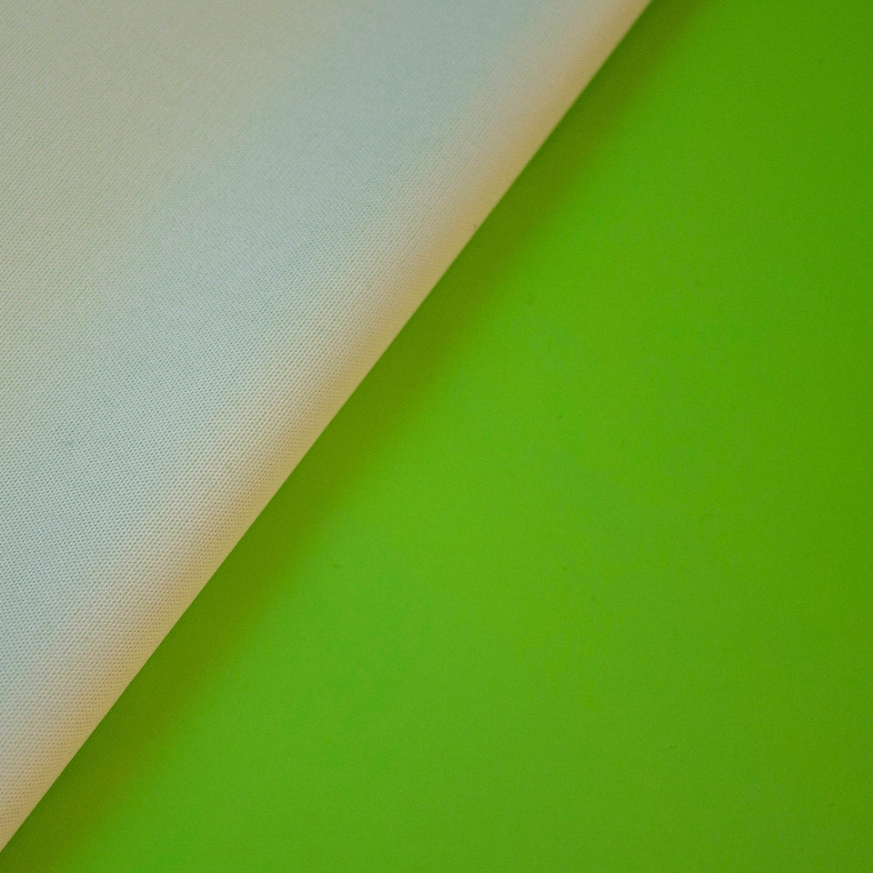 Lime Green PVC Shiny Stretch Fabric - 1 Way Natural Stretch - PU Coate