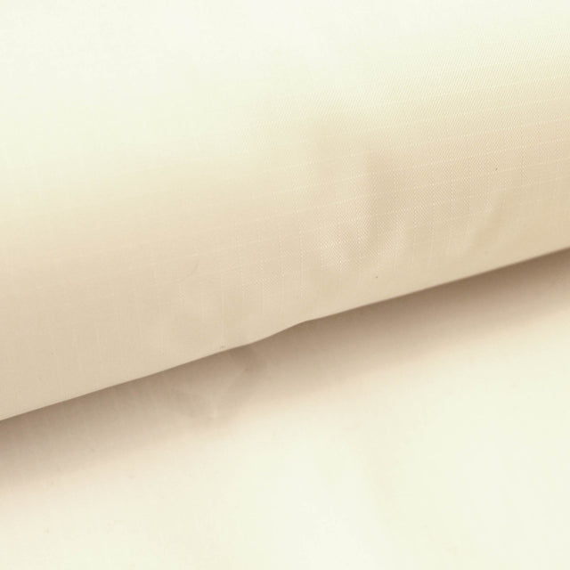 White - Ripstop Lightweight Water Repellent Polyester - Strong Tear re